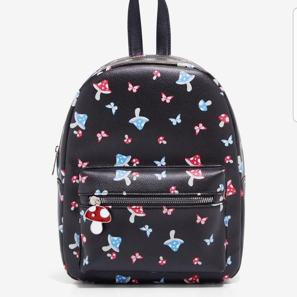 Hot Topic | Bags | Mushrooms Butterflies Mini Backpack | Poshmark